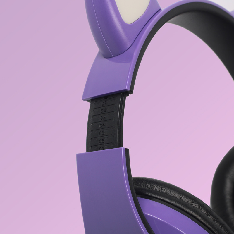 Bluetooth slusalice Cat Ear ljubicaste - Konovo.rs