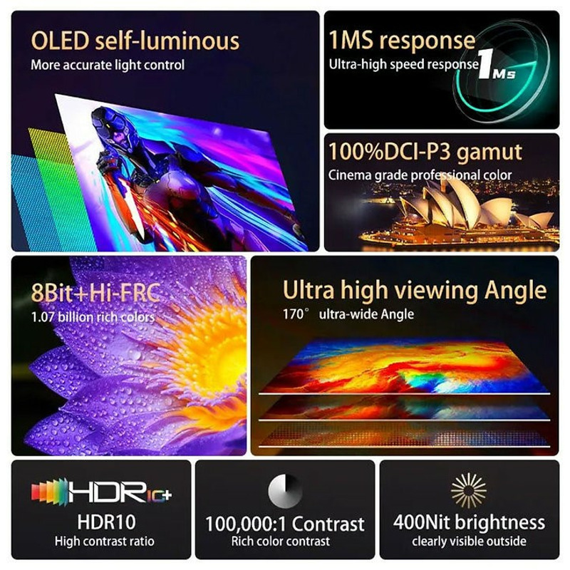 Eksterni Monitor za Laptop Arzopa A3C PRO 13.3 OLED IPS 60hz Zvučnici ...